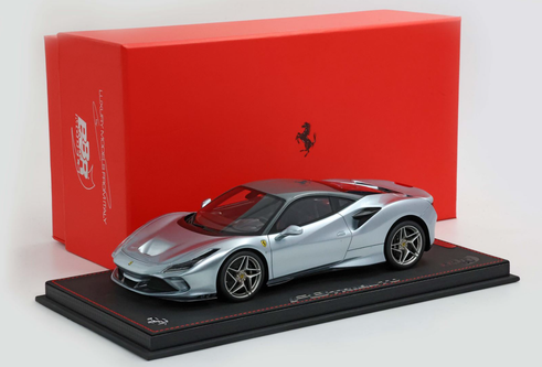 1/18 BBR Ferrari F8 Tributo (Titanium Grey with Silver Wheels) Car ...