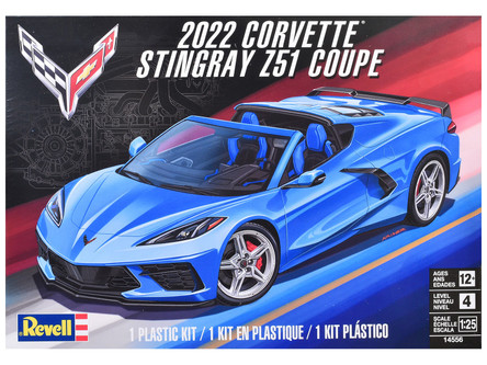 Level 4 Model Kit 2022 Chevrolet Corvette Stingray Z51 Coupe 1/25 Scale ...