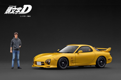 1/18 Ignition Model IG Initial D Mazda RX-7 RX7 Mazda Speed A-Spec ...