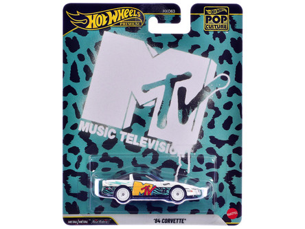 1984 Chevrolet Corvette "MTV" White with Stripes and Graphics "Pop ...