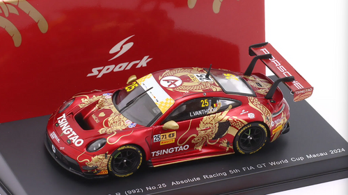 1/64 Spark Porsche 911 GT3 (992) #25 5th FIA GT World Cup Macau 2024 ...