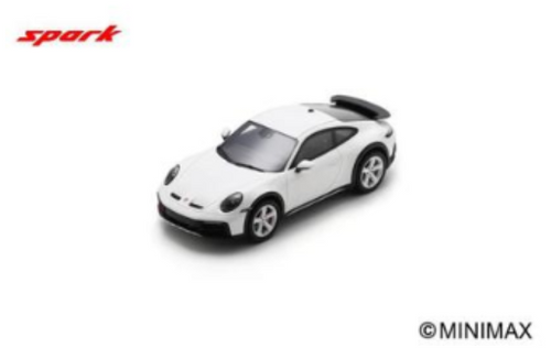 1/18 Spark Porsche 911 Dakar (992) (White) Car Model - LIVECARMODEL.com