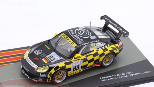 1/43 Altaya 2001 Porsche 911 996 GT3 RS #83 6th 24h LeMans Seikel ...