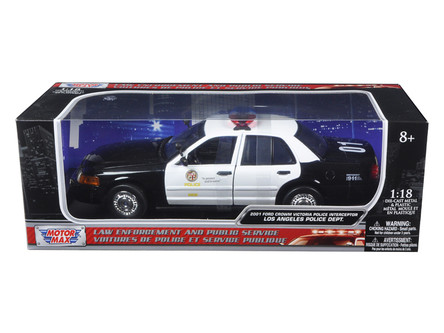 2001 Ford Crown Victoria Los Angeles Police Department LAPD Car 1/18 ...