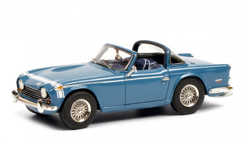 1/43 Schuco Triumph TR250 (Blue) Resin Car Model - LIVECARMODEL.com