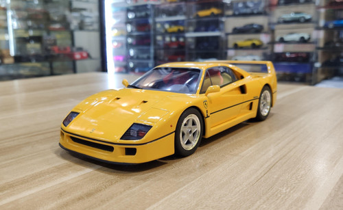 1/18 GT Spirit 1987 Ferrari F40 (Yellow) Car Model - LIVECARMODEL.com