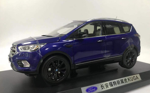 1/18 Dealer Edition 2017 Generation Ford Escape / Kuga (Blue) Diecast ...