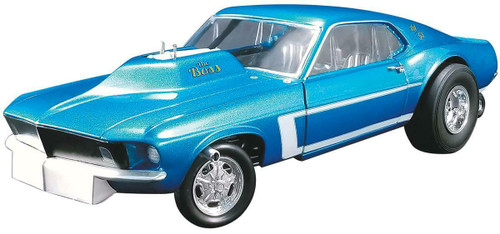1/18 GMP 1969 Mustang Boss Gasser "The Boss" (Blue) Diecast Car Model ...