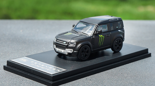 1/64 Dealer Edition 2020 Land Rover L663 Defender 90 Black Monster ...