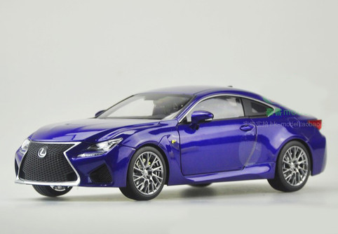 1/18 Dealer Edition Lexus RC F RCF (Blue) Diecast Car Model ...