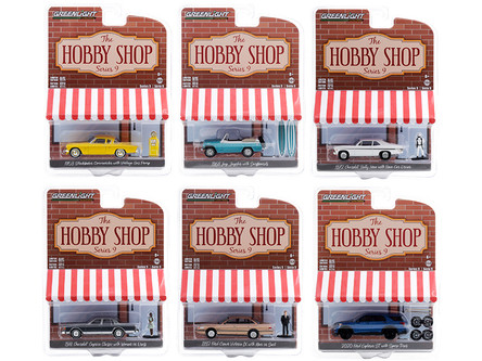 "The Hobby Shop" Set of 6 pieces Series 9 1/64 Diecast Model Cars by ...