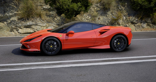 1/18 MR Collection Ferrari F8 Tributo Rosso Dino with Roof Nero DS ...