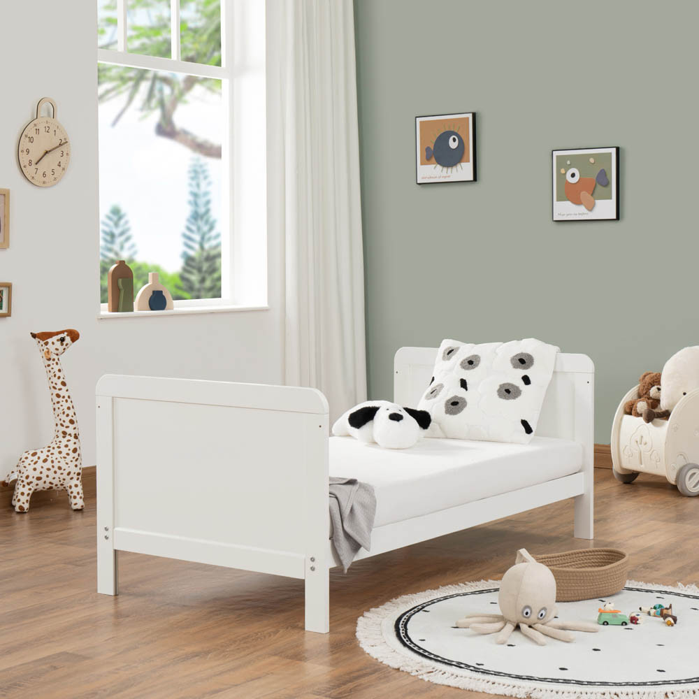 Babymore Caro Urban Cot Bed - White | Winstanleys Pramworld