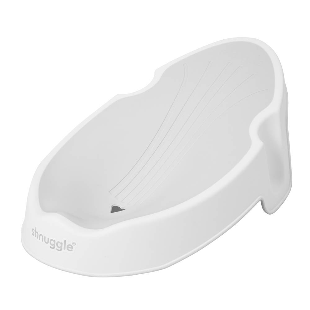 Shnuggle Newborn Bath Support - White/Grey | Winstanleys Pramworld