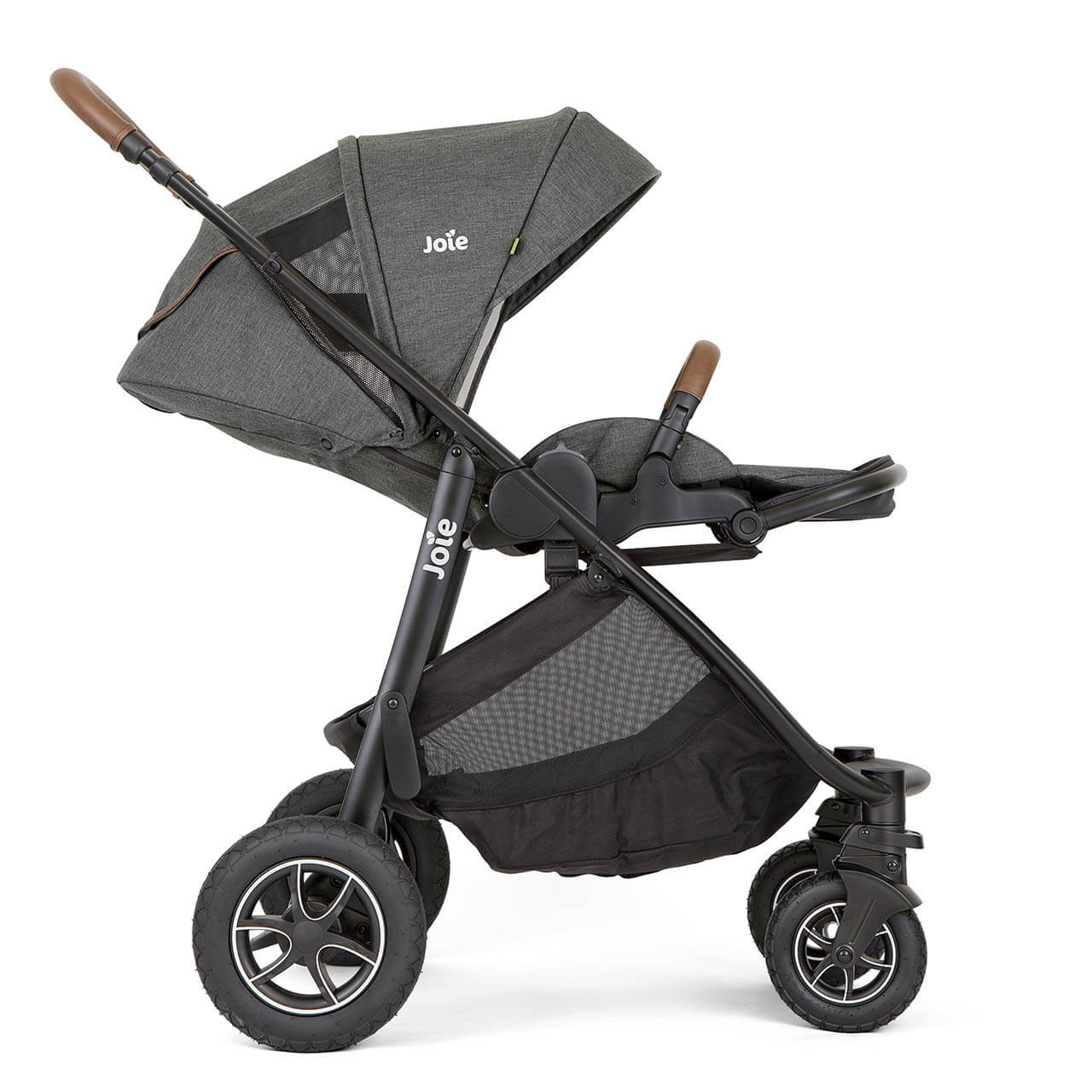 Joie Cycle Versatrax Travel System - Shell Grey | Winstanleys Pramworld