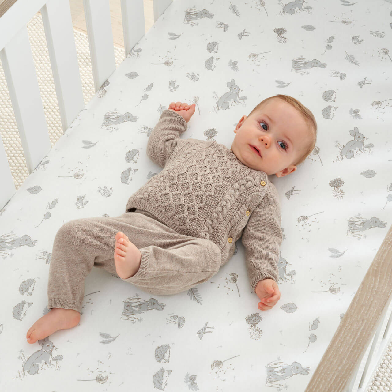 Tutti Bambini Cot Bed Fitted Sheets 2pk - Cocoon | Winstanleys Pramworld