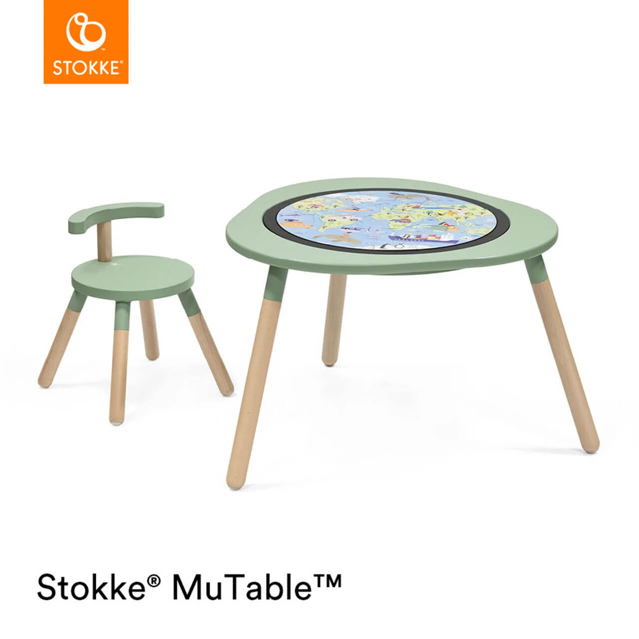 Stokke® MuTable™ Puzzle V2 - Around The World | Winstanleys Pramworld
