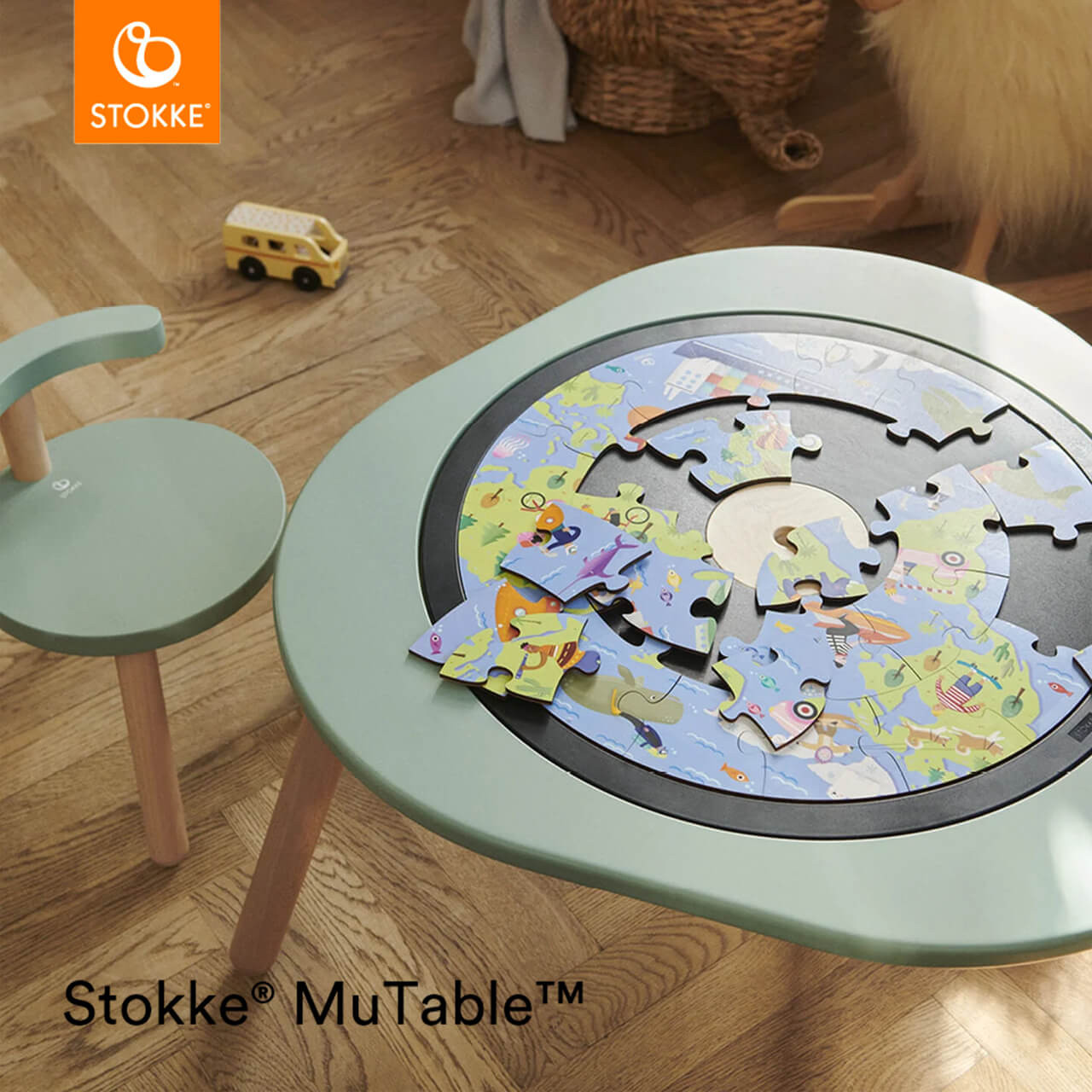 Stokke® MuTable™ Play Board V2 - Around The World | Winstanleys Pramworld