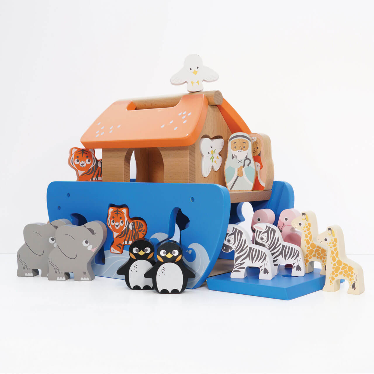 Le Toy Van Noah's Ark & Animals Shape Sorter