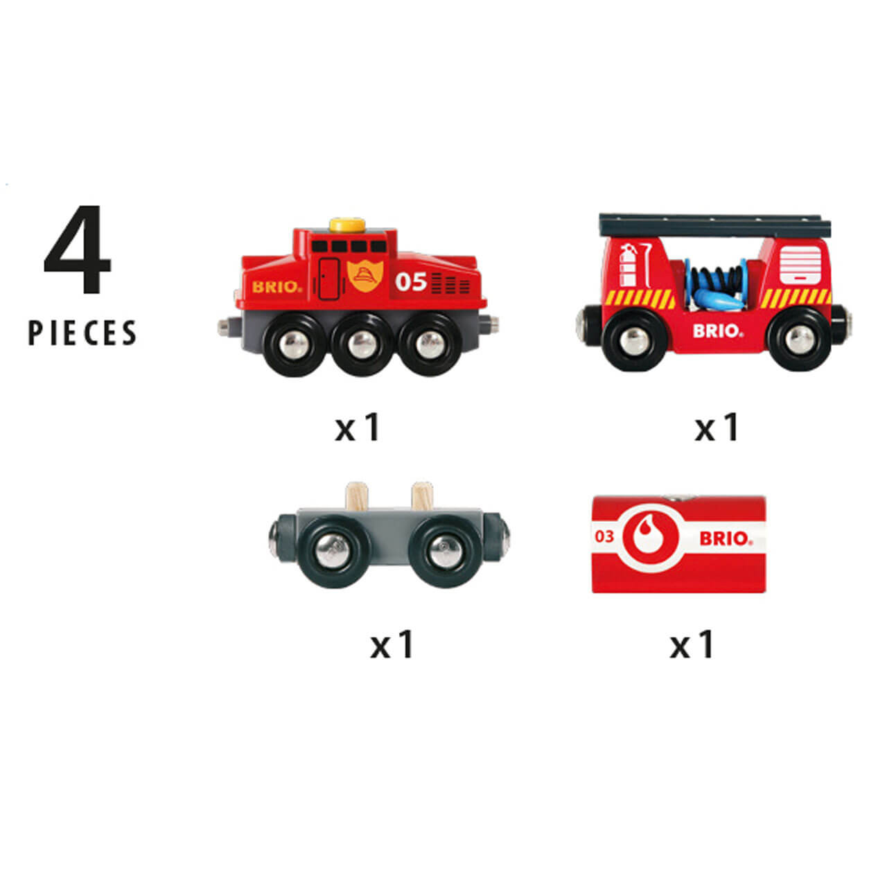 Brio Rescue Firefighting Train | Winstanleys Pramworld