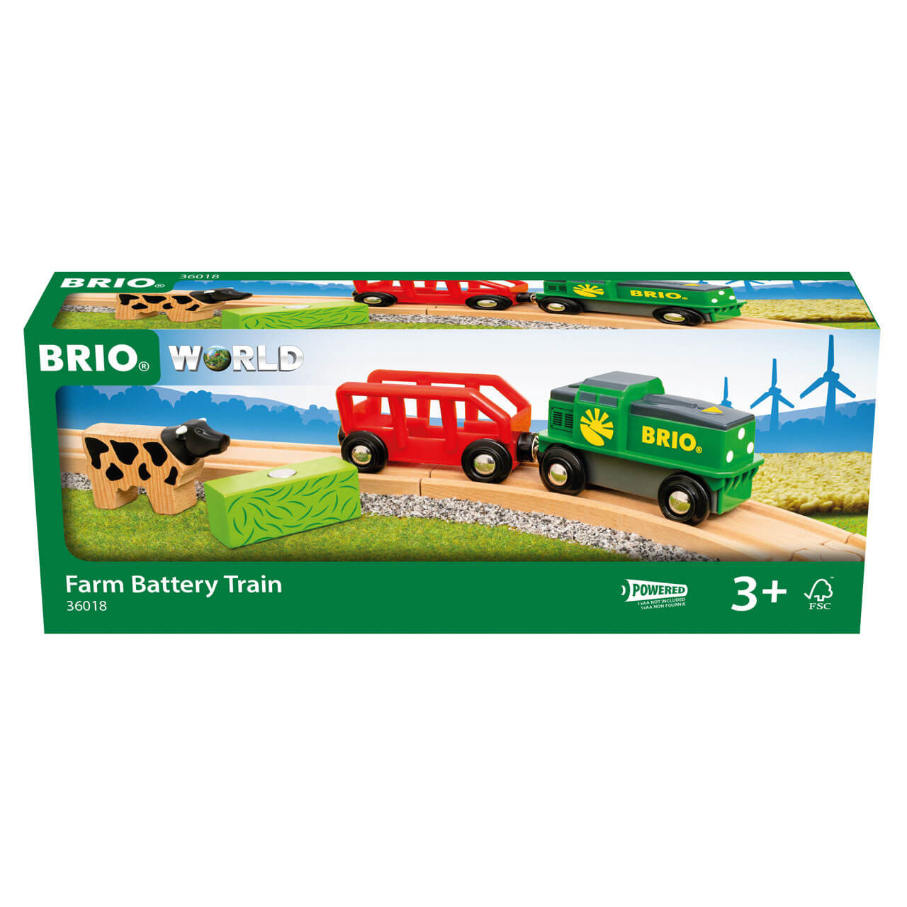 Brio Farm Battery Train | Winstanleys Pramworld