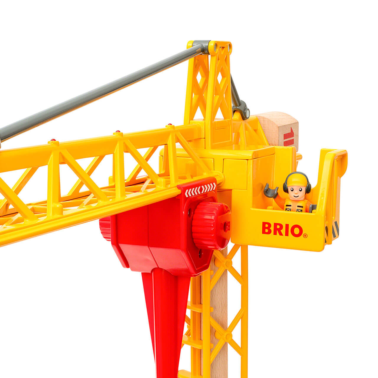 Brio Construction Crane with Lights | Winstanleys Pramworld