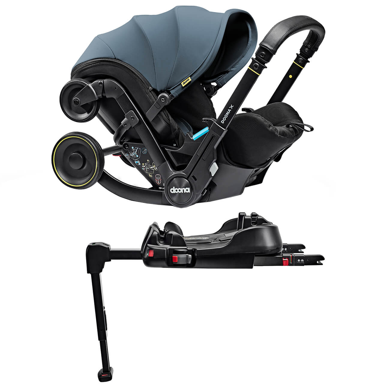 Doona X Infant Car Seat Stroller + ISOFIX Base - Ocean Blue ...