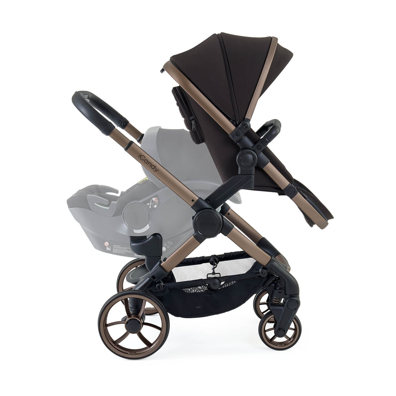 iCandy Peach 7 Twin - Pecan | Winstanleys Pramworld