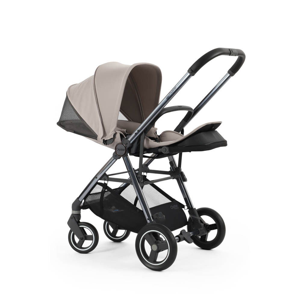 Babystyle Oyster Gravity Plus Pushchair - Stone | Winstanleys Pramworld
