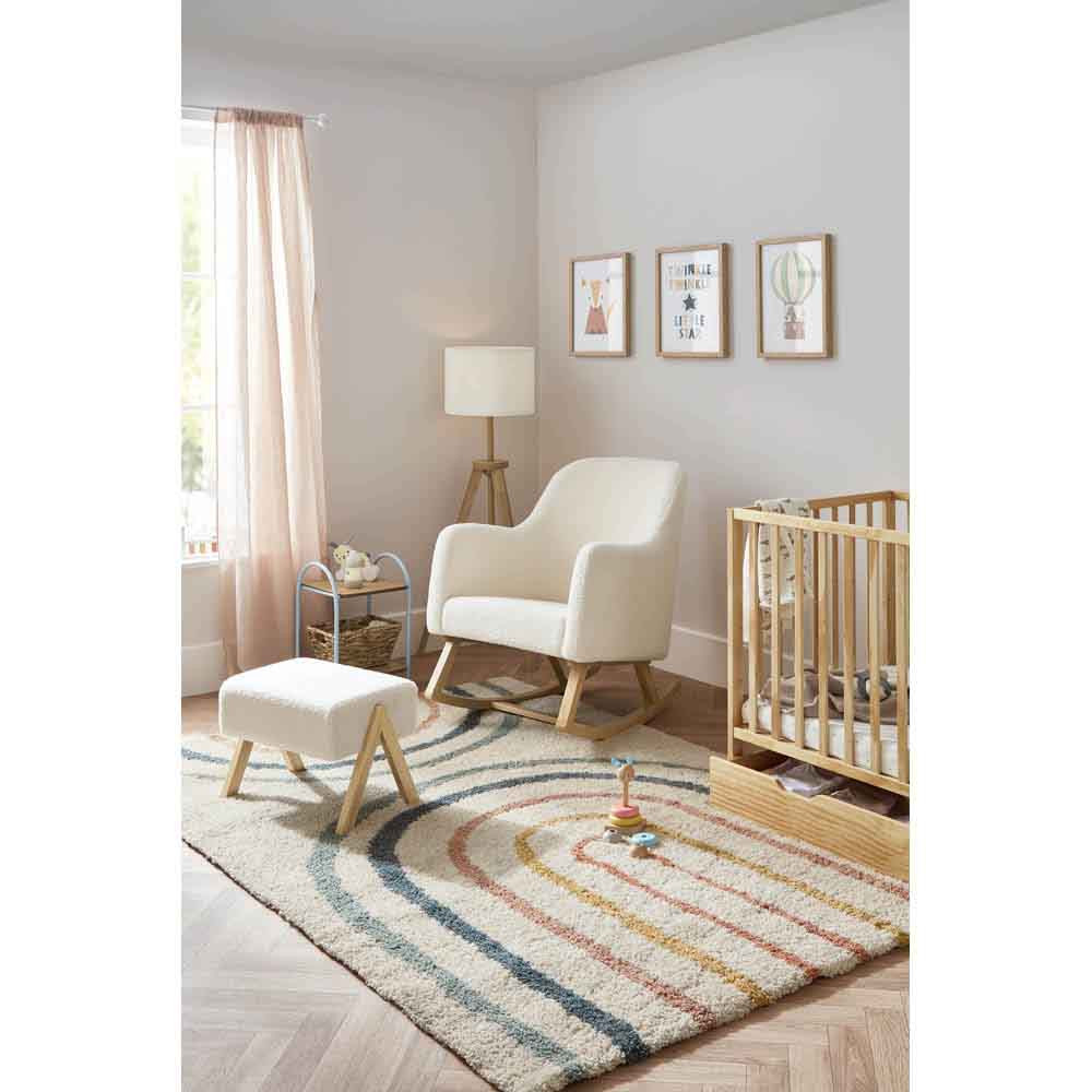 Ickle Bubba Roxby Nursery Chair & Stool - Cloud | Winstanleys Pramworld