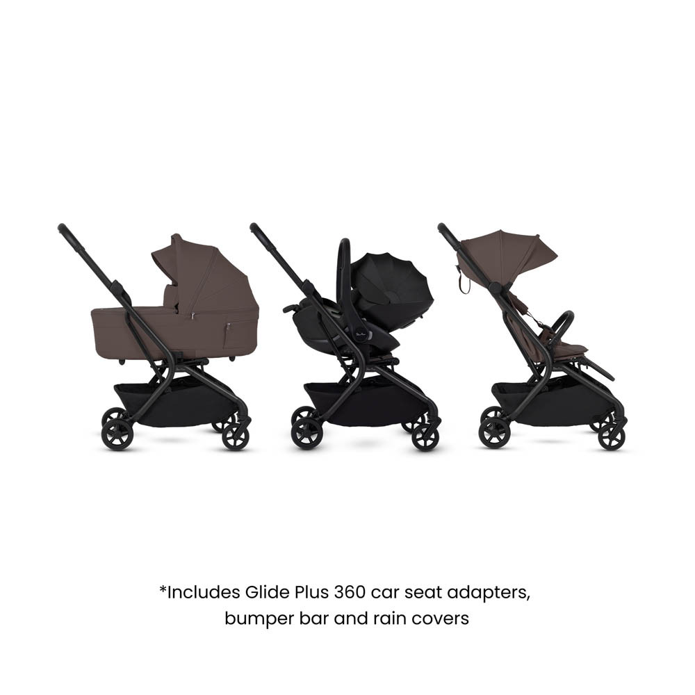 Silver Cross Nia Travel System - Chocolate | Winstanleys Pramworld