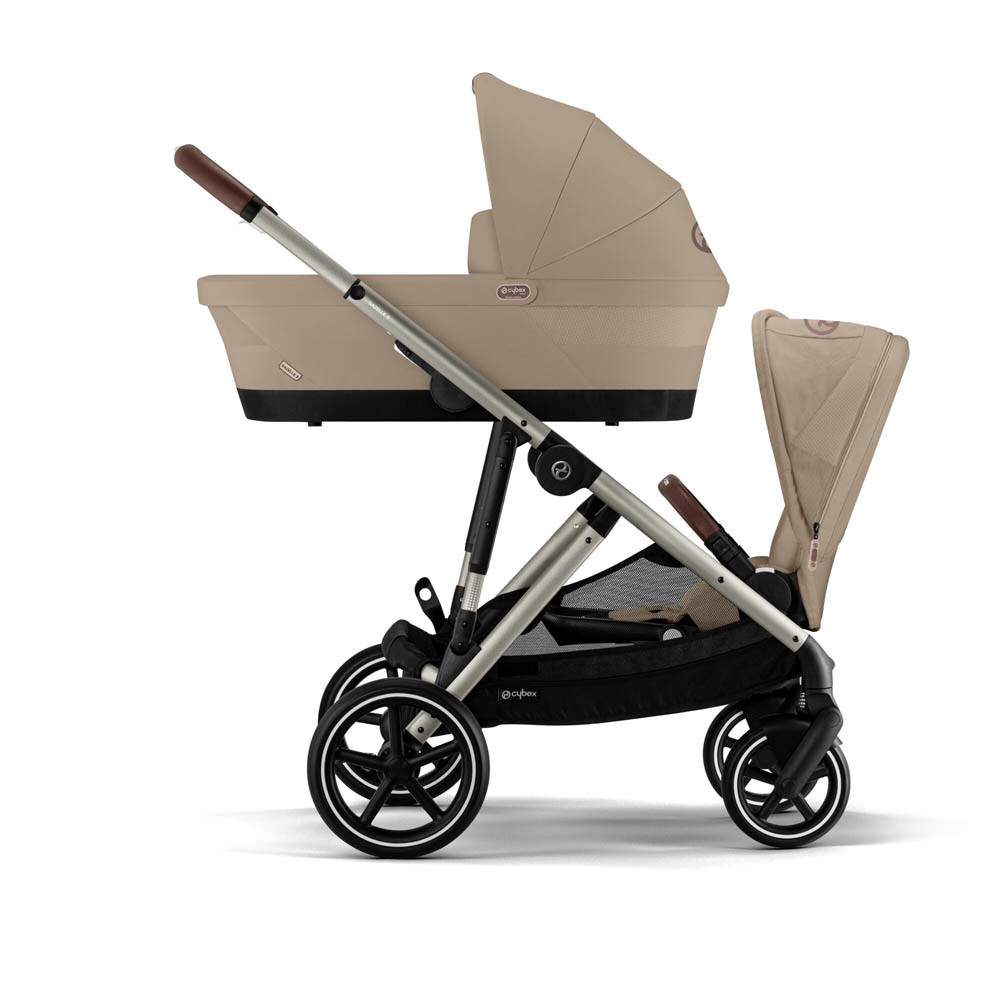 Cybex Gazelle S Taupe Twin - Almond Beige | Winstanleys Pramworld