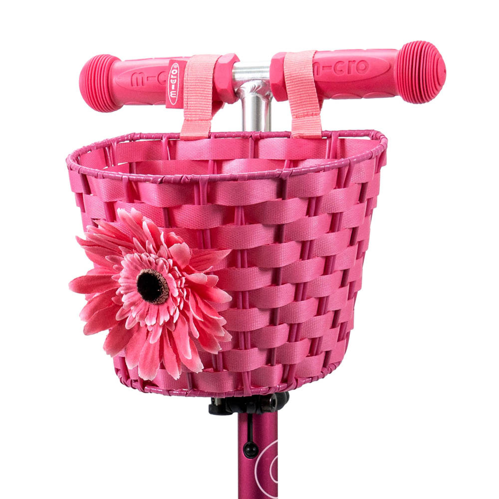 Micro Maxi Deluxe LED Scooter - Pink | Winstanleys Pramworld
