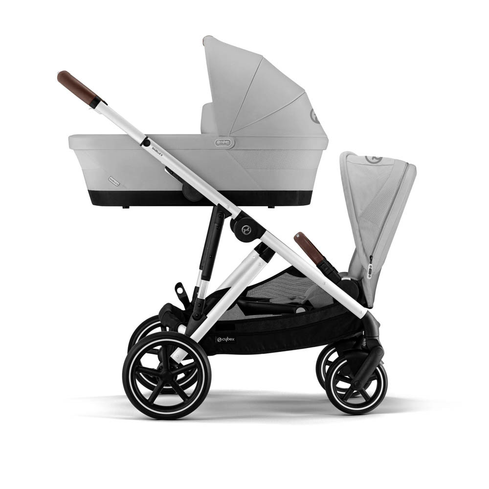 Cybex e-Gazelle S Silver Twin - Stone Grey | Winstanleys Pramworld