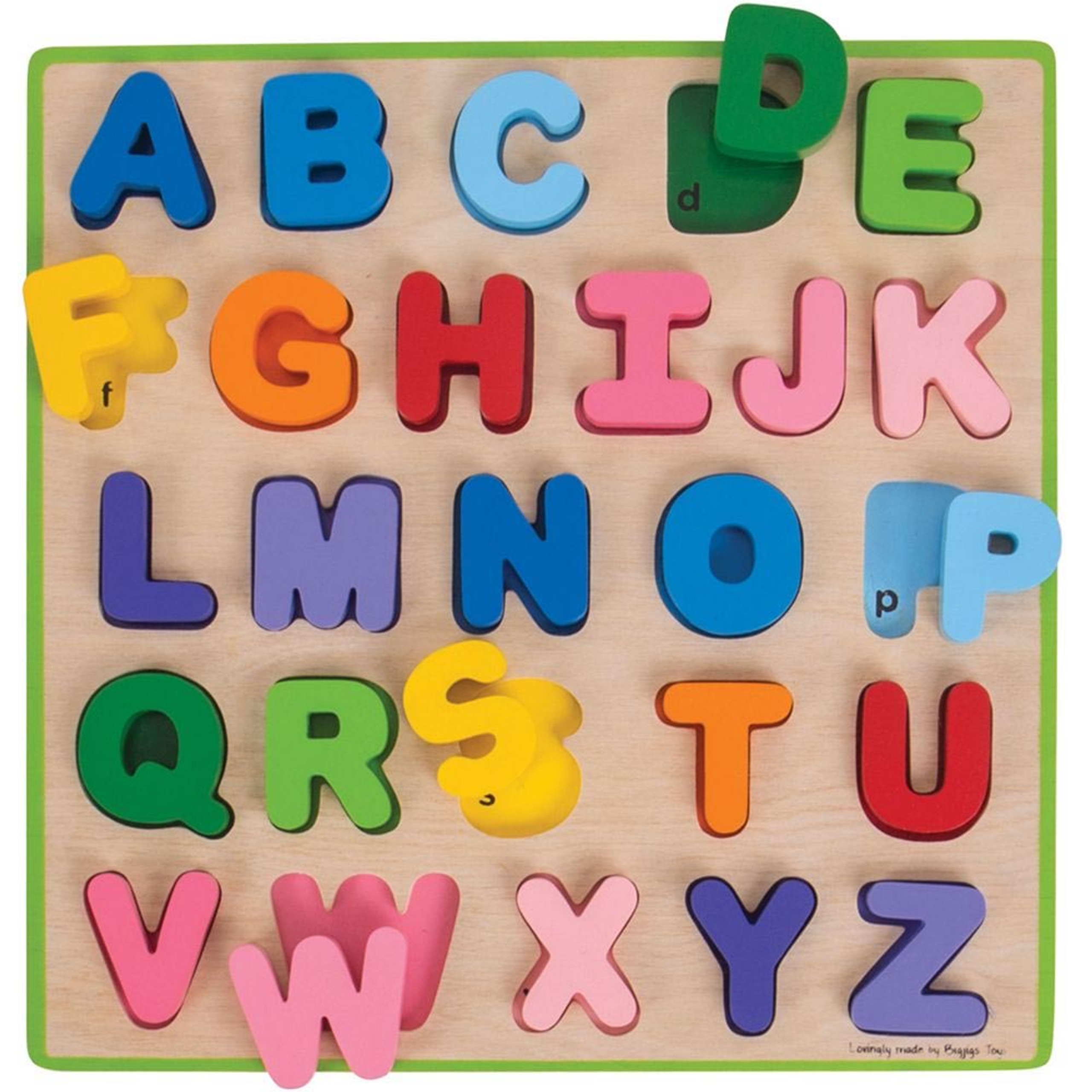 Bigjigs Uppercase Chunky Alphabet Puzzle | Winstanleys Pramworld