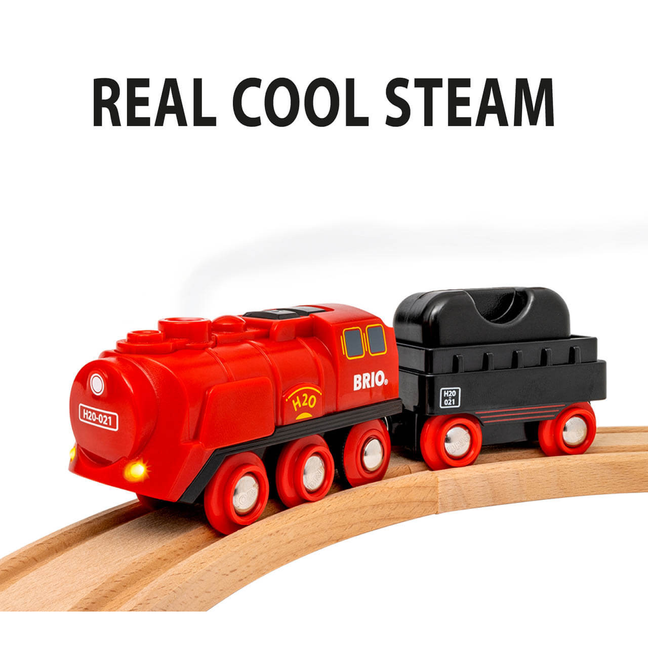 Brio Battery-Operated Steaming Train | Winstanleys Pramworld