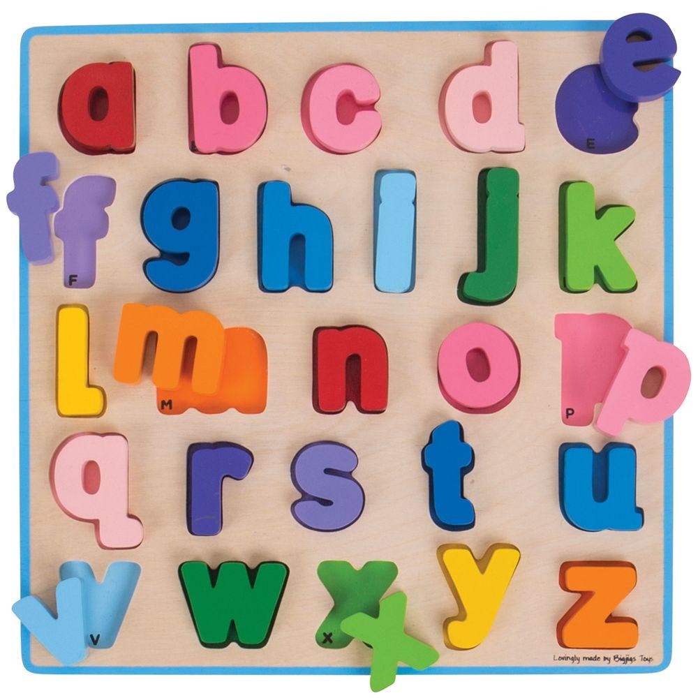 Bigjigs Uppercase Chunky Alphabet Puzzle | Winstanleys Pramworld