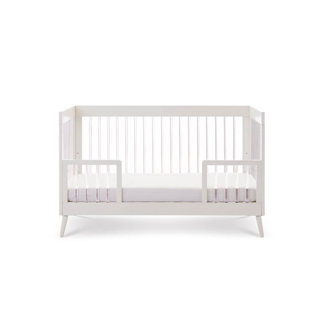 Obaby Maya Cot Bed - White with Acrylic | Winstanleys Pramworld