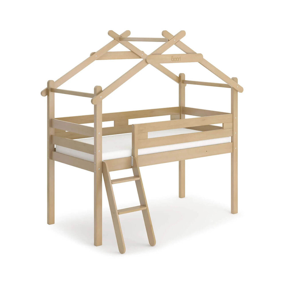 Boori Forest Teepee Loft Bed with Tent Canopy - Blueberry & Almond ...