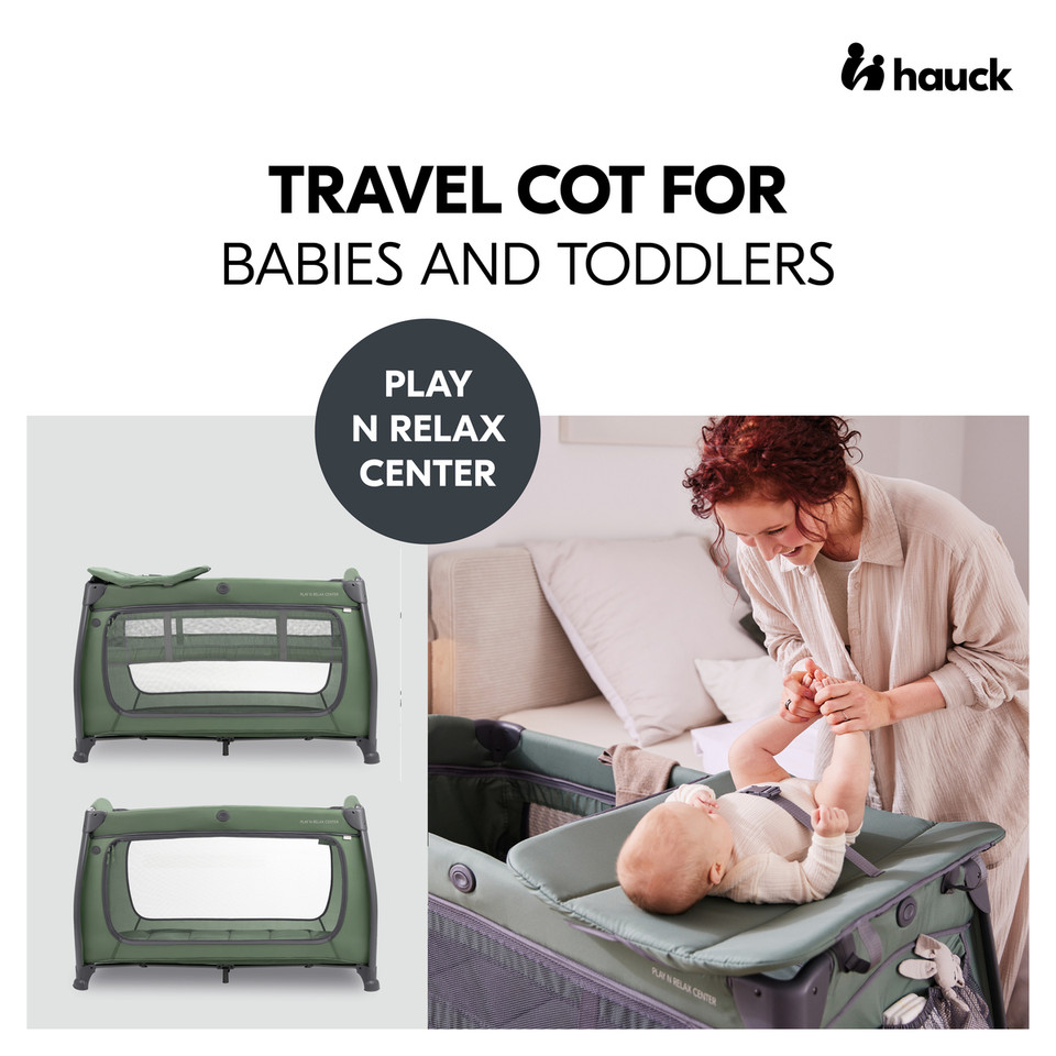 Hauck Play N Relax Center - Dark Green | Winstanleys Pramworld
