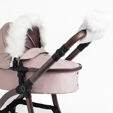 Roma egg® Dolls Pram Fur Accessory Pack - White | Winstanleys Pramworld