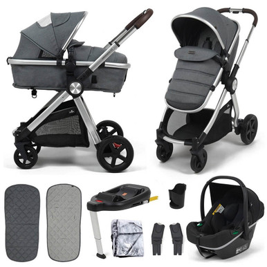 Zummi Panorama XTI Travel System - Herringbone | Winstanleys Pramworld
