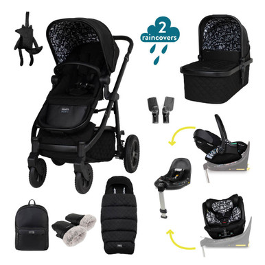 Cosatto Wow 3 Rotate & Recline All Stage Cozy Bundle - Silhouette ...