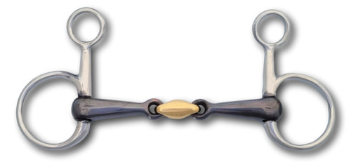 Baucher Bit Sweet Iron Mouth with Copper Oval link