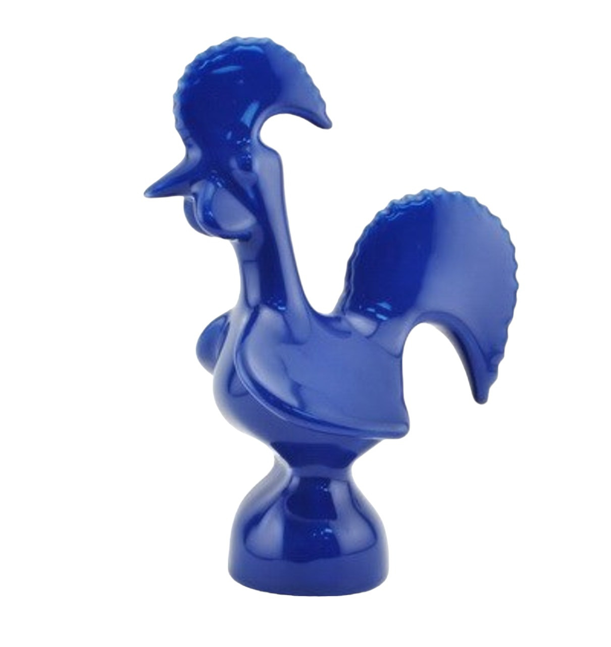 Alegria Blue Ceramic Rooster - Iberian Import Co