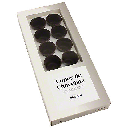Avianense Dark Chocolate Cups (12ct) - Iberian Import Co