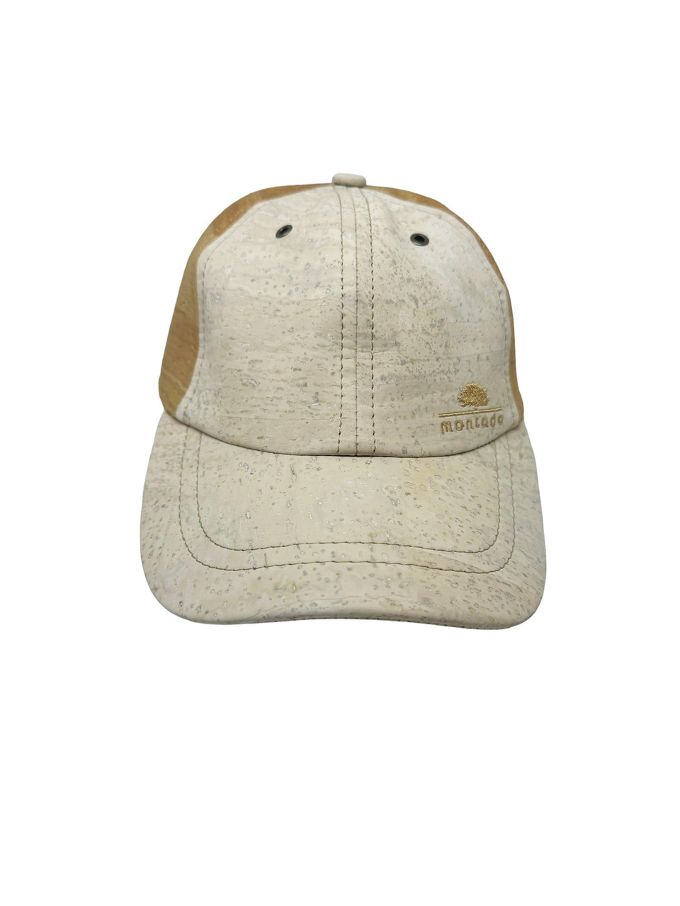 Natural and White Cork Baseball Cap - Iberian Import Co