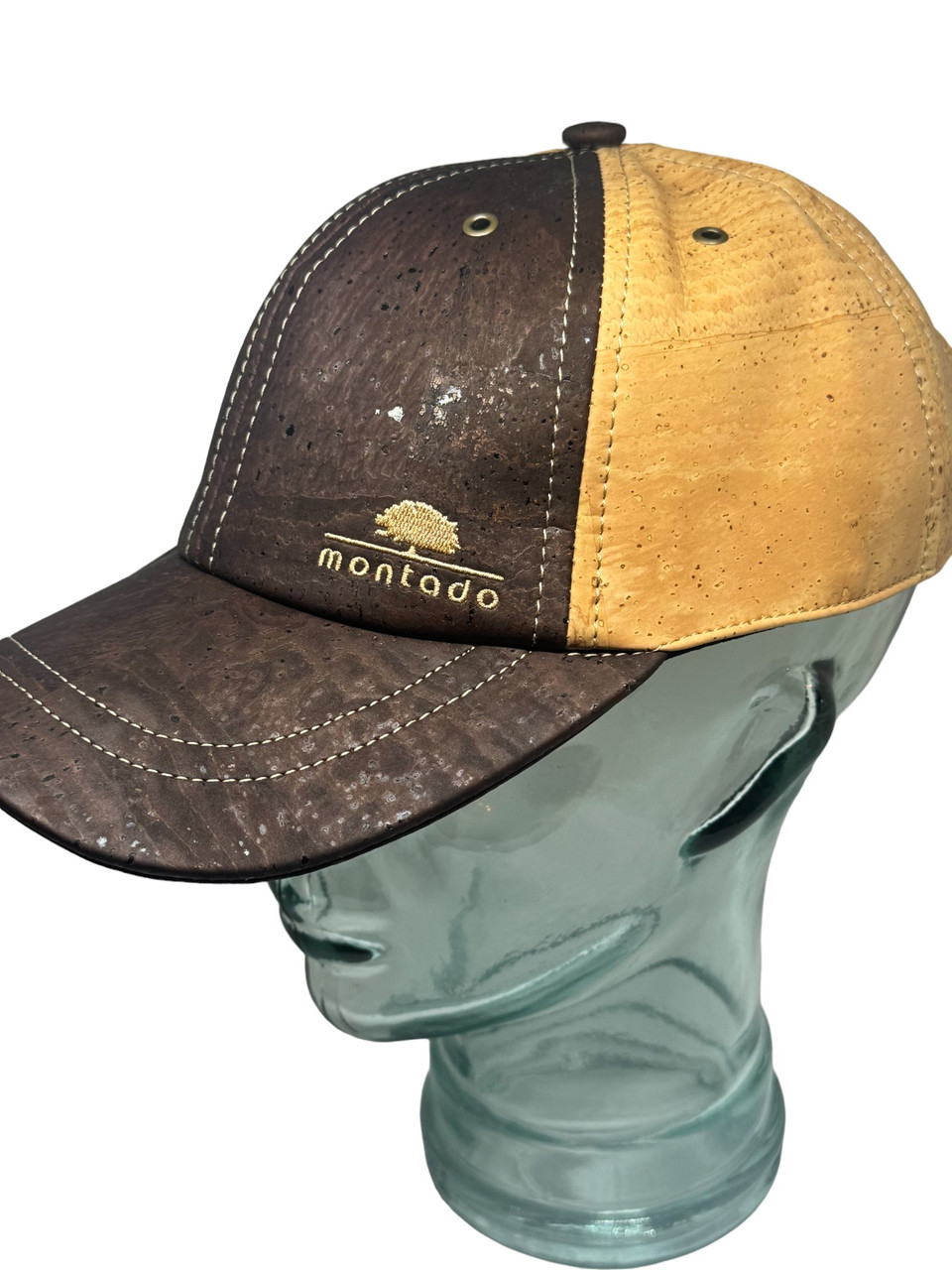 Natural and Chocolate Brown Cork Baseball Cap - Iberian Import Co
