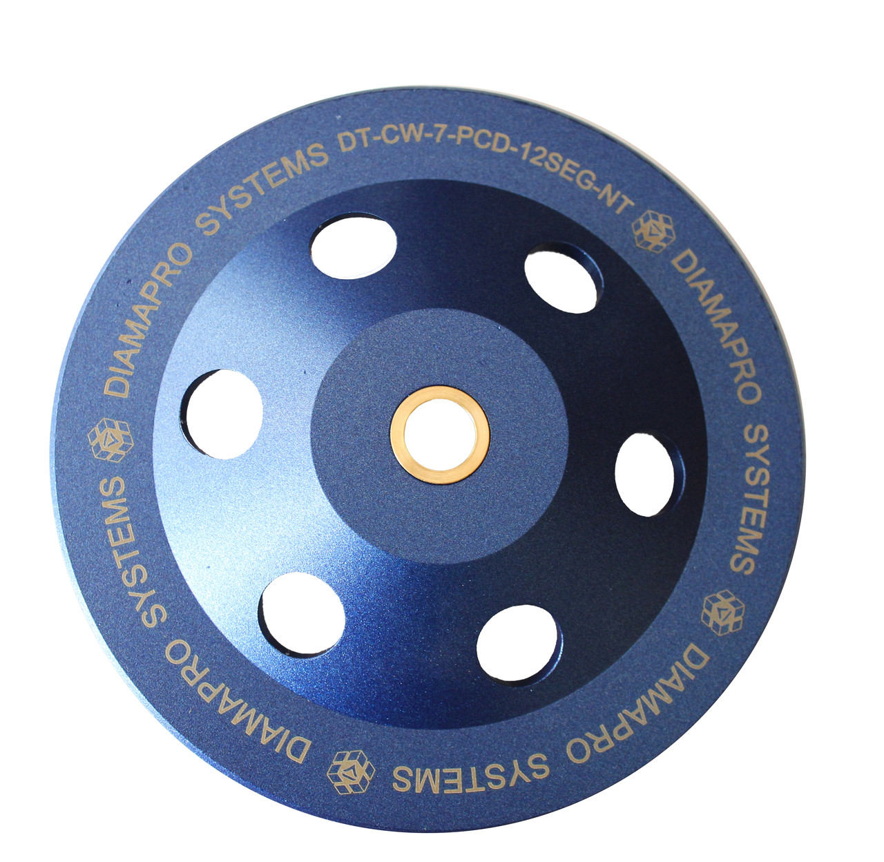 7" 12 seg 1/4 Round PCD Cup Wheel - Niagara Machine
