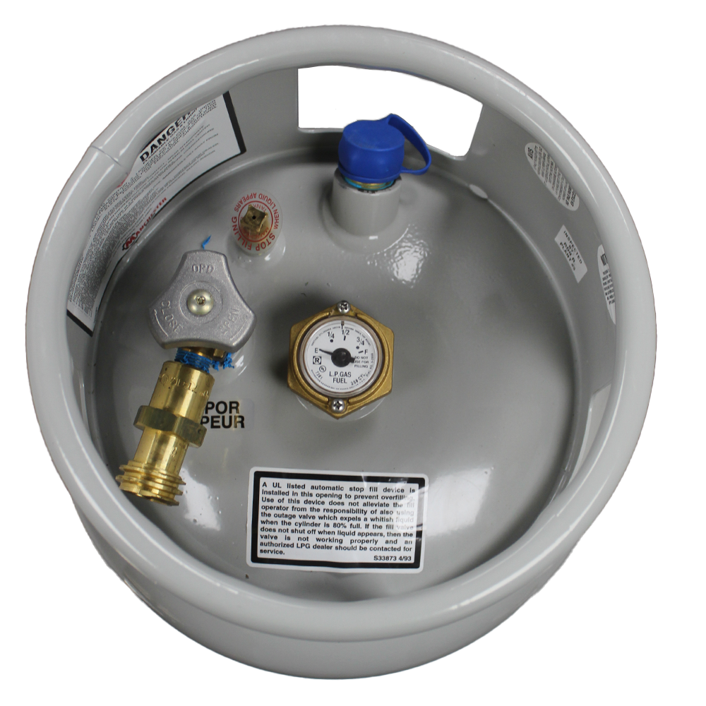 20lb Propane Tank with Relief Valve - Niagara Machine, Inc Online Store.